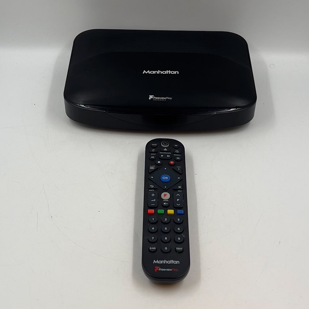 Pre-owned MANHATTAN T3-R500GB 4K SMART FREEVIEW RECORDER - Own4Less